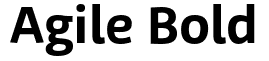 Agile Bold: Free Font Download | MaisFontes