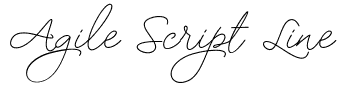 Agile Script Line: Baixar Fonte Grátis | MaisFontes