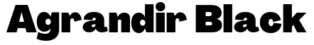 Agrandir Bold Font: Free Download | MaisFontes
