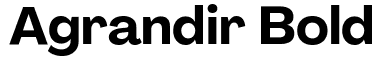 Agrandir Bold Font: Free Download | MaisFontes