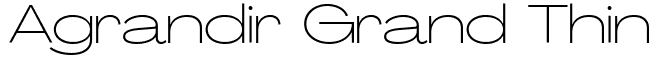 Agrandir Grand Font Family: Free Download | MaisFontes