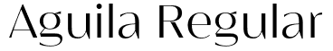 Aguila Regular Font: Free Download | MaisFontes