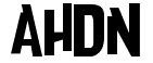 AHDN Font: Free Download | MaisFontes