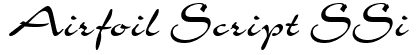 Airfoil Script SSi: Free Font Download | MaisFontes
