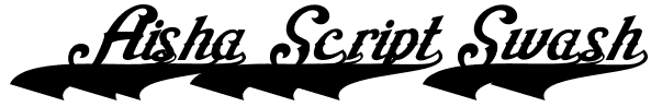 Aisha Script Swash: Free Font Download | MaisFontes
