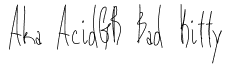 Aka AcidGR Bad Kitty: Free Font Download | MaisFontes