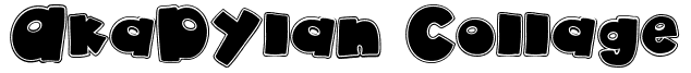 AkaDylan Collage Font: Free Download | MaisFontes