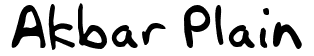 Akbar Plain: Free Font Download | MaisFontes