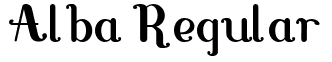 Alba Regular Font: Free Download | MaisFontes