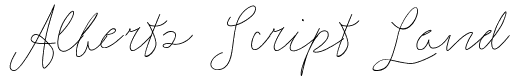 Alberts Script Land: Baixar Fonte Grátis | MaisFontes