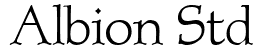 Albion Std: Free Font Download | MaisFontes