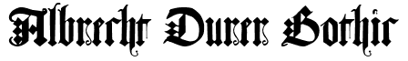 Albrecht Durer Gothic: Free Font Download | MaisFontes