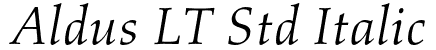 Aldus LT Std Italic: Free Font Download | MaisFontes