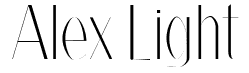 Alex Light: Free Font Download | MaisFontes
