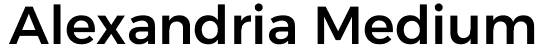 Alexandria Medium: Free Font Download | MaisFontes