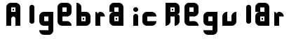 Algebraic Regular: Free Font Download | MaisFontes