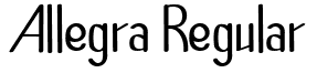 Allegra Regular: Descargar Fuente Gratis | MaisFontes