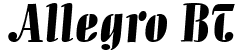 Allegro BT Font: Free Download | MaisFontes