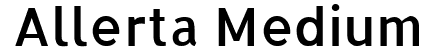 Allerta Regular Font: Free Download | MaisFontes