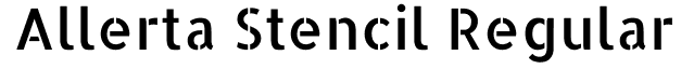 Allerta Regular Font: Free Download | MaisFontes