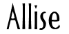 Allise: Free Font Download | MaisFontes