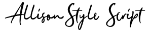AllisonStyle Script: Free Font Download | MaisFontes