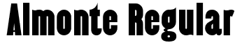 Almonte Regular: Free Font Download | MaisFontes