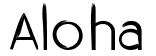 Aloha: Free Font Download | MaisFontes