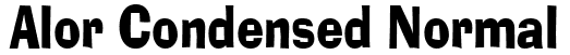 Alor Condensed Normal: Free Font Download | MaisFontes