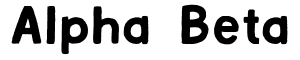 Alpha Beta: Free Font Download | MaisFontes