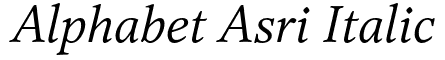 Alphabet Asri Bold Font: Free Download | MaisFontes