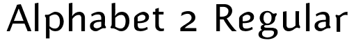 Alphabet 2 Regular Font: Free Download | MaisFontes