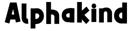Alphakind: Free Font Download | MaisFontes