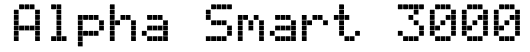 Alpha Smart 3000: Free Font Download | MaisFontes
