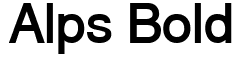 Alps Bold: Free Font Download | MaisFontes