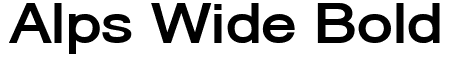 Alps Wide Bold: Free Font Download | MaisFontes