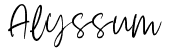 Alyssum: Free Font Download | MaisFontes