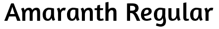Amaranth Regular: Free Font Download | MaisFontes
