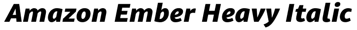 Amazon Ember Font Family: Download Free | MaisFontes
