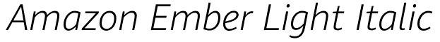 Amazon Ember Font Family: Free Download | MaisFontes