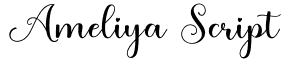 Ameliya Script Font: Free Download | MaisFontes