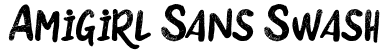 Amigirl Sans Swash Font: Free Download | MaisFontes