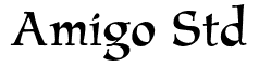 Amigo Std Font: Free Download | MaisFontes
