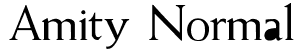 Amity Normal: Free Font Download | MaisFontes