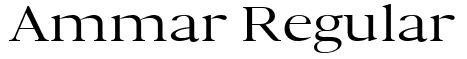 Ammar Regular: Free Font Download | MaisFontes