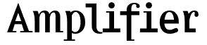 Amplifier: Free Font Download | MaisFontes