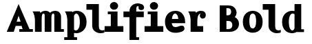 Amplifier Bold Font: Free Download | MaisFontes