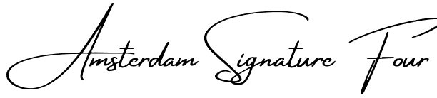 Amsterdam Signature Four: Download Free Font | MaisFontes