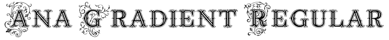 Ana Gradient Regular: Free Font Download | MaisFontes