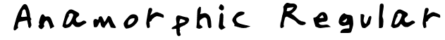 Anamorphic Regular: Free Font Download | MaisFontes